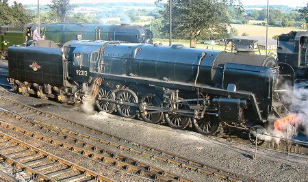 BR standard class 9F - Trains