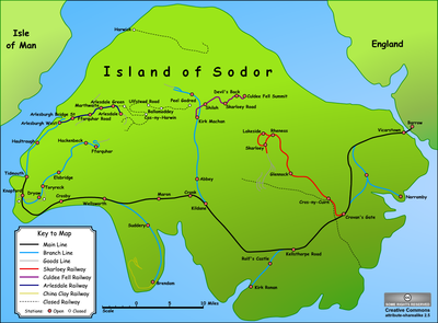 Sodor And Mainland Railway Map