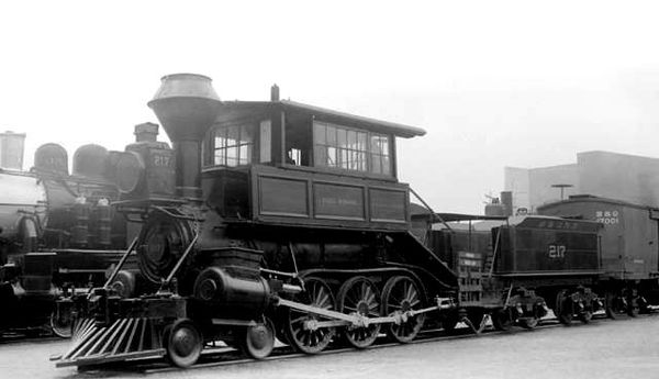 Camelback locomotive - Trains